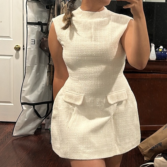 babyboo | Dresses | Baby Boo Mini Ivory Dress Size L | Poshmark
